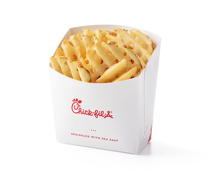 Waffle Potato Fries Crispy Outside Tender Inside Chick Fil A